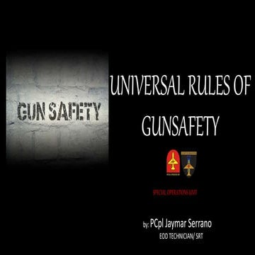 GUNSAFETY RULES -Universal Law of Gun Safety.pptx