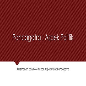 PANCAGATRA KELAS X ASPEK POLITIK DI INDONESIA.pptx