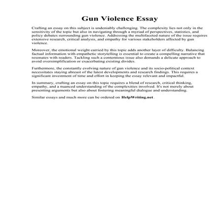 Gun Violence Essay.pdf
