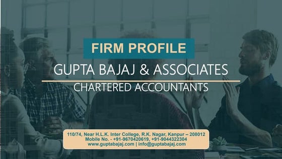 CA Firm Profile | PPTX