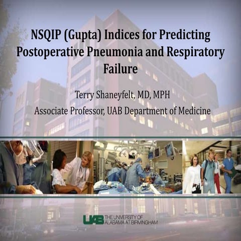 Gupta indices for postop pulmonary complications | PPTX | Lung and ...