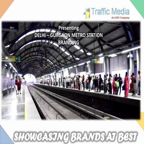 Gurgaon Metro Station Branding | PDF