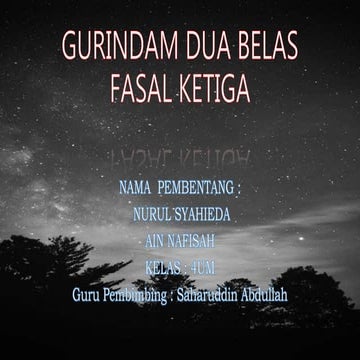 Gurindam 12 fasal ketiga | PPTX