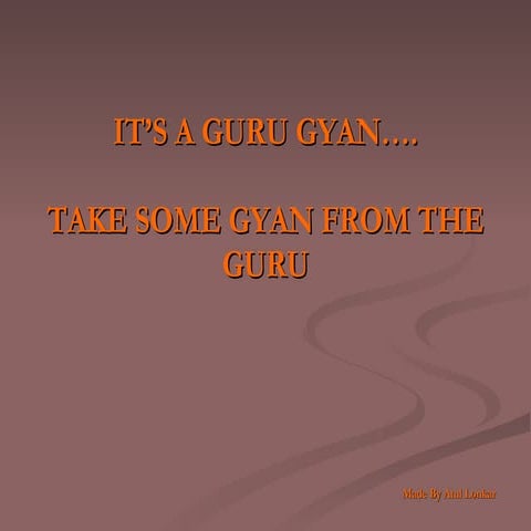 Guru Gyan | PPS | Hinduism | Religion & Spirituality