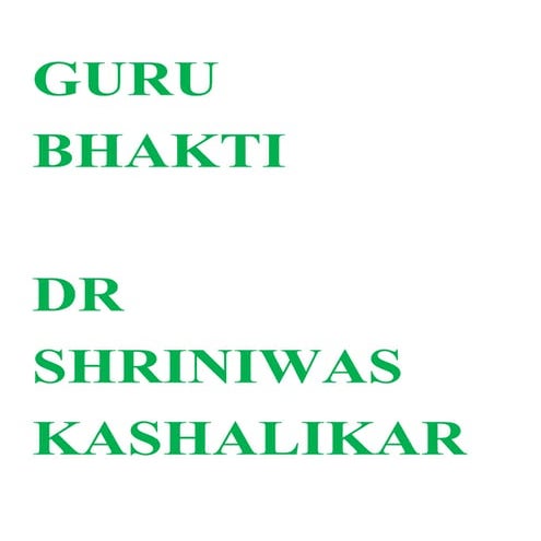 Guru bhakti | DOCX