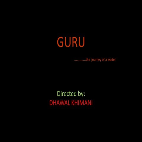 Lesson from movie guru | PPT