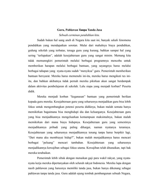 Pidato rayen (b.inggris) | PDF