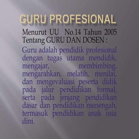 Guru profesional | PPT