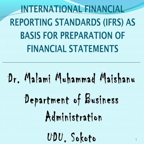 Gusau ifrs | PPT