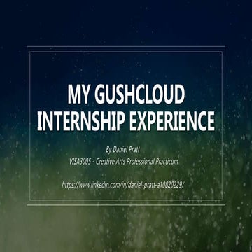 My Gushcloud Experience.pdf