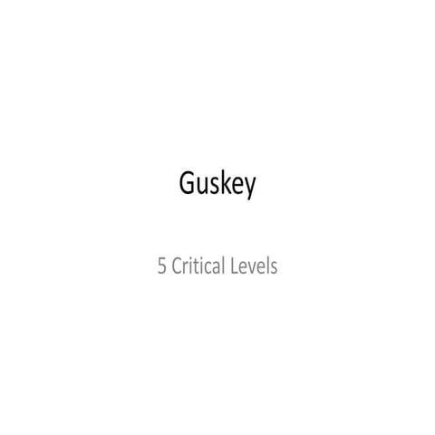Guskey | PPTX