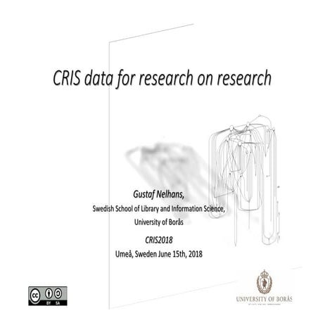 CRIS data for research on research | PPT