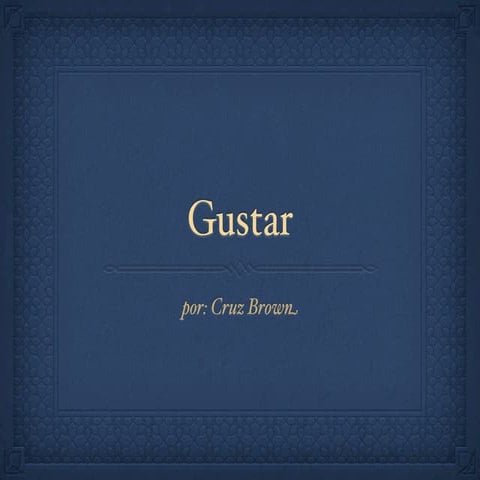 Spanish gustar | PPT