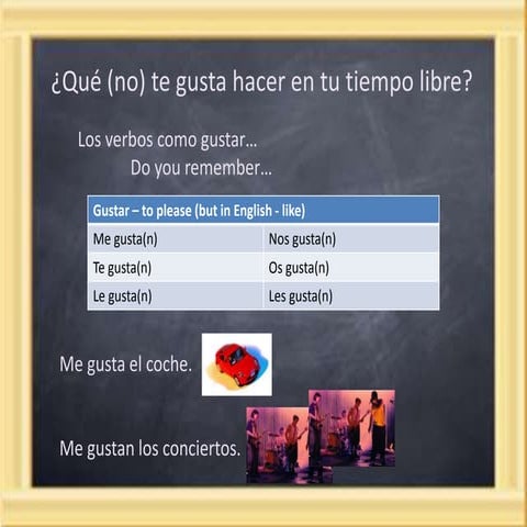 Gustar-like verbs | PPTX