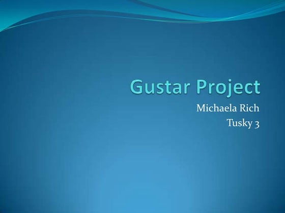 Gustar | PPTX