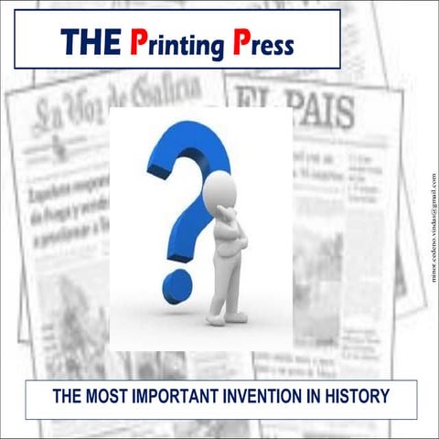 Gutenberg and the printing press | PPT