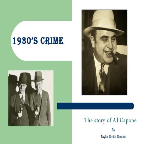 Crime in the 1920s-30s | PPTX