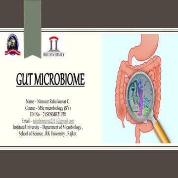 gut microbiome | PPTX
