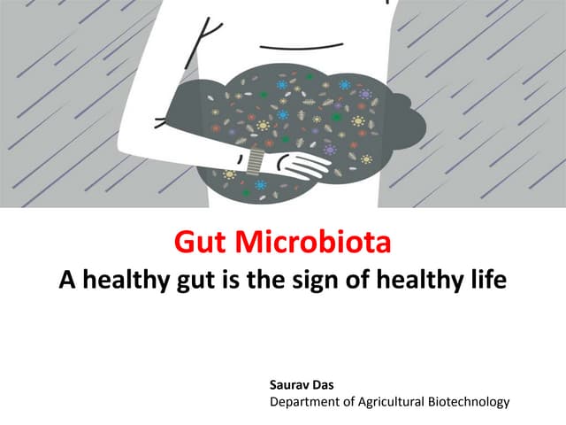 Gut microbiome slideshare | PPTX
