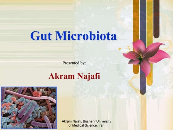 Gut microbiome slideshare | PPT
