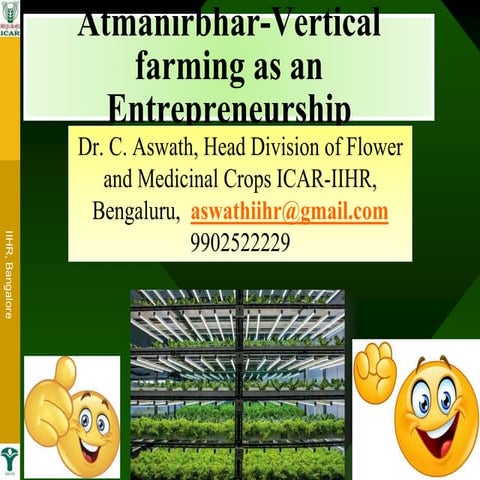 vertical farming in Horticulture | PPT