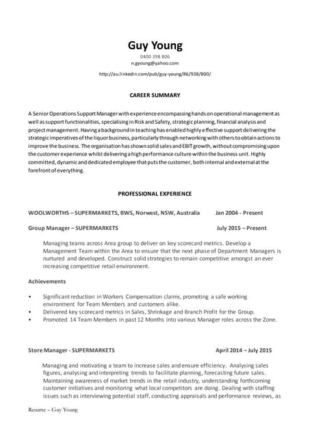 Thomas Grassey Resume | DOC