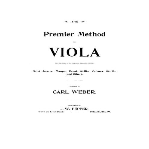 Weber carl premier method for viola | PDF | Mental Health | Diseases ...