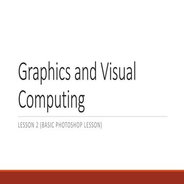 GV Computing - Lesson 2 introduction | PDF