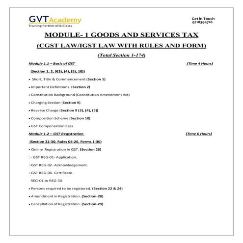 Comprehensive GST, Income Tax, Tally, and Financial Management Training ...