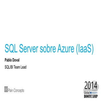SQL Server sobre Microsoft Azure (IaaS) | PPT