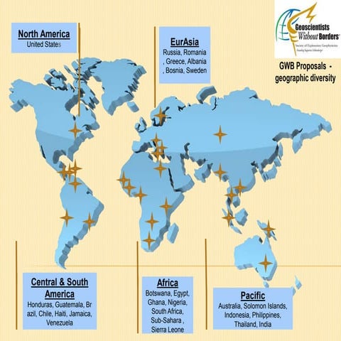 Geoscientists Without Borders Proposal Map 5 11 | PPT