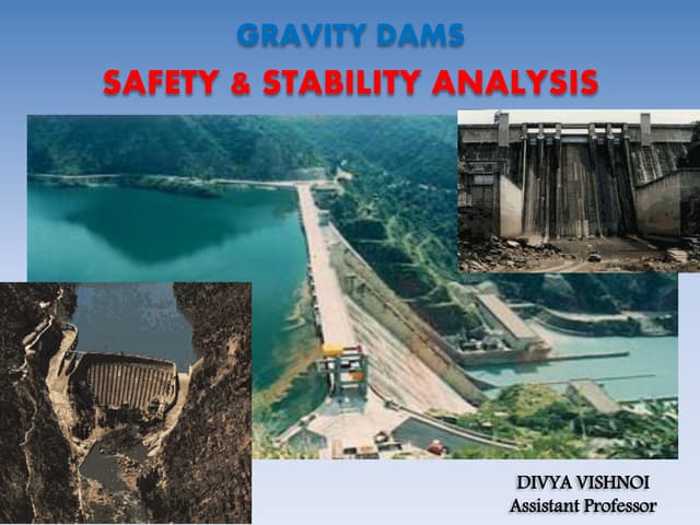 Gravity Dam (numerical problem ) BY SITARAM SAINI | PPTX