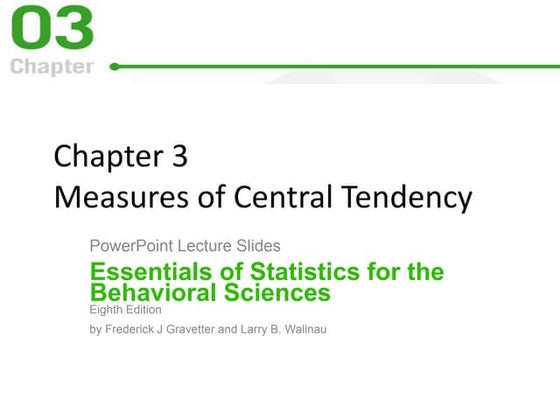 Measures of central tendency | PPT