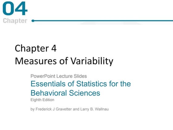 Measures of variability | PPT