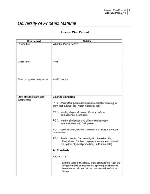 Integrative lesson plan in science | DOCX