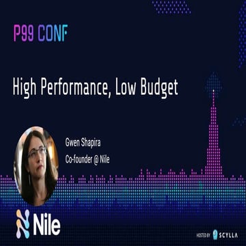 High Performance On A Low Budget With Gwen Shapira Ppt 6663