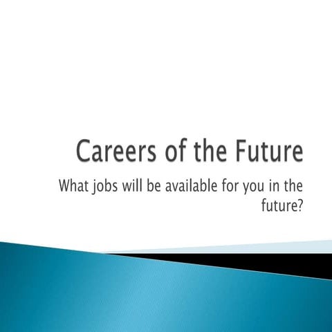 GWL3O 3.7 careers of the future | PPT