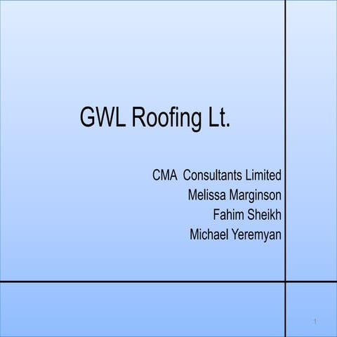 Gwl roofing lmt | PPTX
