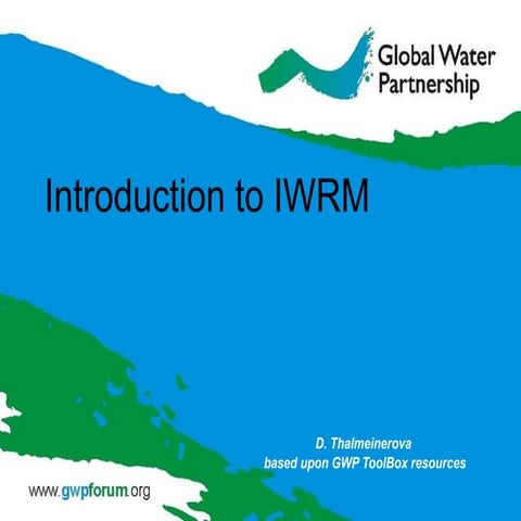 Introduction to Intigrated Water Resource Management .pptx