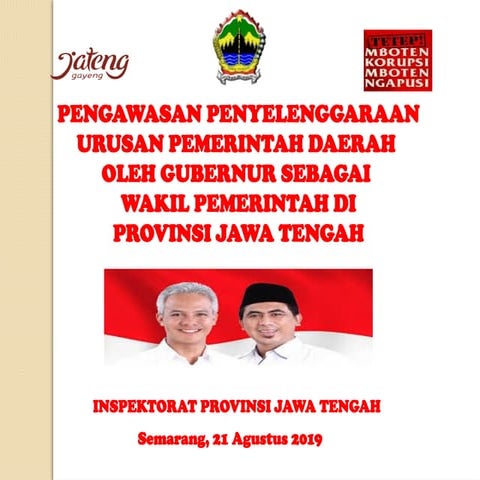 Gubernur adalah Wakil Pemerintah Pusat di Daerah (GWPP) .pptx