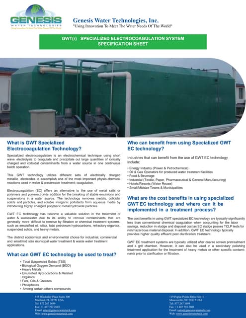 GEE Water Treatment brochure final2 | PDF