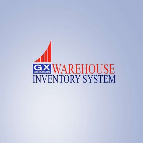 GXI Inventory Project | PPTX