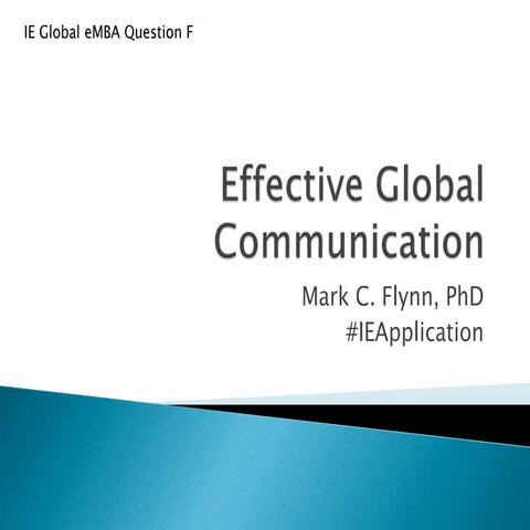 Gxmba F Effective Global Communication | PPT