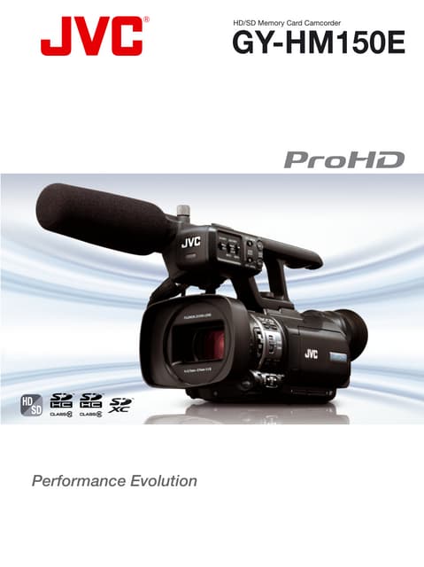 JVC GY-HM600 | PDF