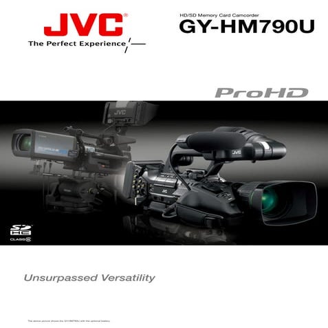 JVC GY-HM790 Camcorder | PDF