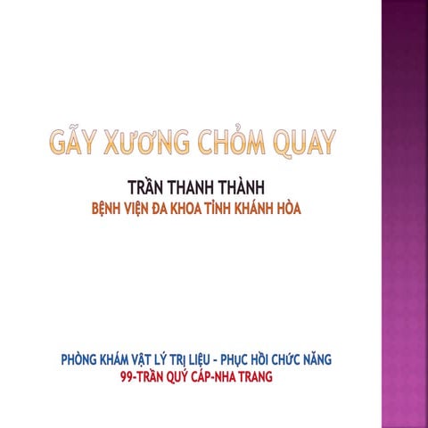 Gãy chỏm quay | PPTX