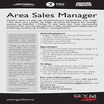 Stillingsannonse Gymline AS | PDF