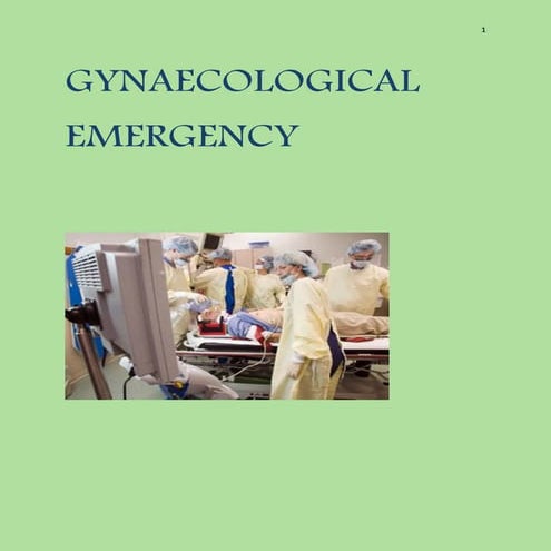 Gynaeology emergency | PDF