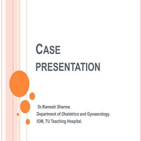 Obstetric case study | PPTX