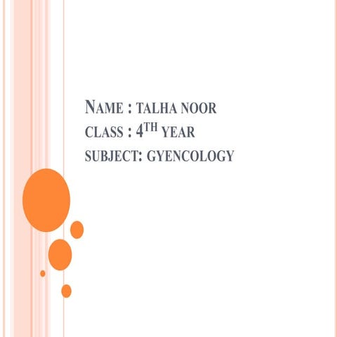 Subinvolution of the uterus | PPTX